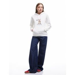 KOTON Sweatshirt Damen Gr&ouml;&szlig;e L ecru / rauchblau / grau
