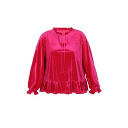Joella Bluse Damen Gr&ouml;&szlig;e 6XL dunkelpink
