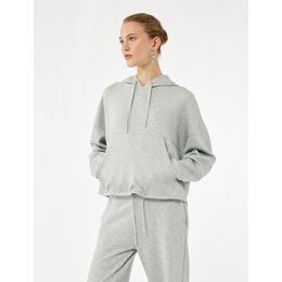 KOTON Sweatshirt Damen Gr&ouml;&szlig;e M hellgrau