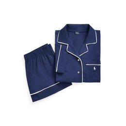 Polo Ralph Lauren Pyjama ' Polo Essentials ' Damen Gr&ouml;&szlig;e S navy Winterkleid