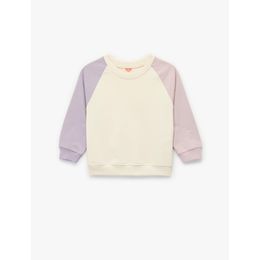 KOTON Sweatshirt M&auml;dchen Gr&ouml;&szlig;e 80/86 pastelllila / helllila / wollwei&szlig;