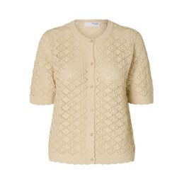 Selected Knit Cardigan 'SLFSofia' female Beige size L