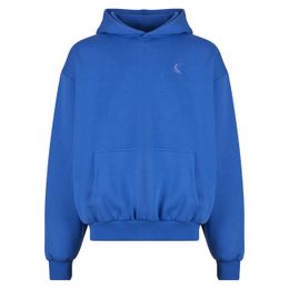 Kapuzenpullover Karl Kani "Karl Kani Kani Icy Dancer Backprint Hoodie", Herren, Gr. XL, blau, 100% Baumwolle, mehrfarbig, normal, ohne Ausschnitt, Pullover Kapuzenpullover