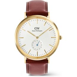 Daniel Wellington Analoguhr Herren Gr&ouml;&szlig;e One Size gold / bordeaux