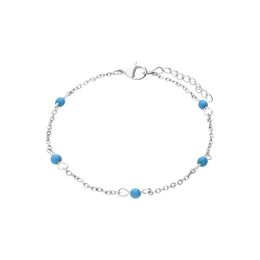 Lucardi Armband 'Geschenk' Damen Gr&ouml;&szlig;e Onesize blau / silber