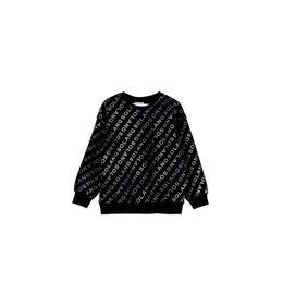 Solang Sweatshirt Allover-Print M&auml;dchen Gr&ouml;&szlig;e 134 schwarz