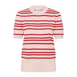 Saint Tropez Pullover 'SZPila SS' Damen Gr&ouml;&szlig;e M hellpink / rot