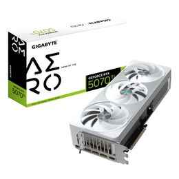 Gigabyte Grafikkarte "GeForce RTX 5070 Ti AERO OC 16G Grafikkarte - 16GB GDDR7, 256 Bit, PCI", ohne farbbezeichnung, Grafikkarten