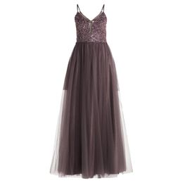 Vera Mont Abendkleid Damen Gr&ouml;&szlig;e 40 mauve Winterkleid