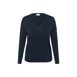 Kaffe CURVE Sweater 'KClizzy' female size S marine blue