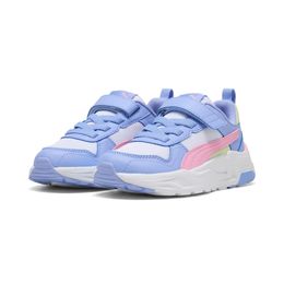 Sneaker Puma "TRINITY 2 LT AC+ PS", Damen, Gr. 28, Puma wei&szlig;, pink shimmer, intense lavender, Textil, Schuhe Sneaker, mit Klettverschluss, mit SOFTFOAM+ Innensohle