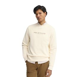 Polo Club Sweatshirt Herren Gr&ouml;&szlig;e S ecru / braun