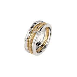Elli Ring Damen Gr&ouml;&szlig;e 58 gold / silber