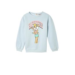 KOTON Sweatshirt M&auml;dchen Gr&ouml;&szlig;e 116/122 hellblau / orange / rosa / wei&szlig;