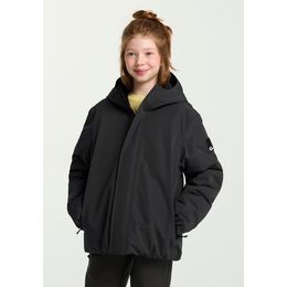 Outdoorjacke Jack Wolfskin "TEEN INS JACKET K", Kinder, Gr. 140, schwarz, Obermaterial: 100% Polyester. F&uuml;llung: 100% Polyester. Futter: 100% Polyester, Jacken Outdoorjacke