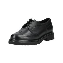 Gabor COMFORT Damen Schn&uuml;rschuh "Gabor Comfort Halbschuhe Leder", Gr. 40,5schwarz, Leder, Schuhe