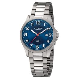 Regent Uhren Regent Herrenuhr Titan Blau 10 Bar | Gr.: onesize