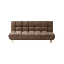 Beliani Schlafsofa RISOR in Braun - (W) 190 x (H) 83 x (L) 90 cm | Gr.: onesize