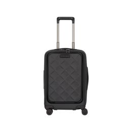 Stratic Leather & More 4 Rollen Kabinentrolley 55 cm Laptopfach in matt black | Gr.: onesize