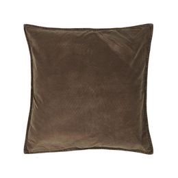 IB Laursen Kissenbezug Velour quadratisch in chocolate | Gr.: onesize