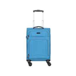 d&n D&N Travel Line 9204 4 Rollen Kabinentrolley 55 cm in blau | Gr.: onesize