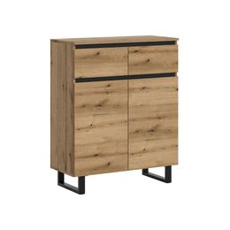 ebuy24 Sideboard Tomasa Eiche 80 x 36 cm | Gr.: onesize