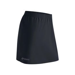 Midirock Maier Sports "Rain Skirt 2.0", Damen, Gr. 46, schwarz, 100% Polyester, R&ouml;cke, Damen Regenrock, wasserabweisend atmungsaktiv, Rock in sich verpackbar