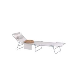 sobuy Gartenliege in Beige - (B)195 x (H)29 x (T)62cm | Gr.: onesize