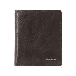 Strellson Jefferson BillFold Q6 Geldb&ouml;rse Leder 9 cm in dark brown | Gr.: onesize
