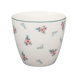 GreenGate Latte Cup JALIA Wei&szlig; mit Blumen | Gr.: onesize