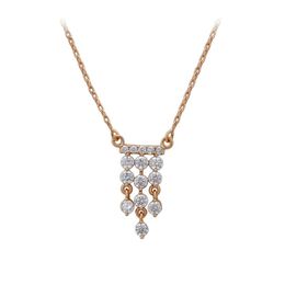 NAEMI Women Necklace in Rose Gold White | Gr.: onesize
