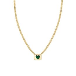 NAEMI Women Necklace in Gold Green | Gr.: onesize