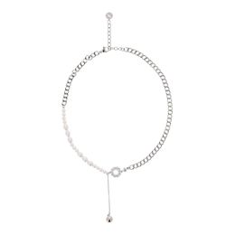 NAEMI Women Necklace in Silver White | Gr.: onesize