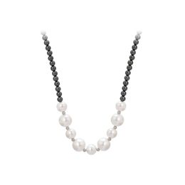 NAEMI Women Necklace in Silver White Black | Gr.: onesize