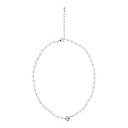 NAEMI Women Necklace in Silver White | Gr.: onesize