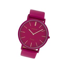 Analog-Armbanduhr Oozoo Vintage Series pink gro&szlig; (ca. 44mm) | Gr.: onesize