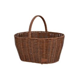 UNUS Einkaufskorb Rattan-Optik Henkelkorb in Braun | Gr.: onesize