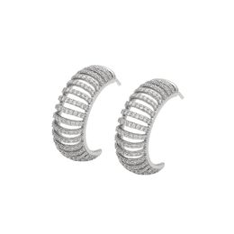 NAEMI Women Earrings in Silver White | Gr.: onesize
