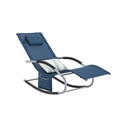 sobuy Swingliege in Denimblue - (B)63 x (H)83 x (T)150cm | Gr.: onesize