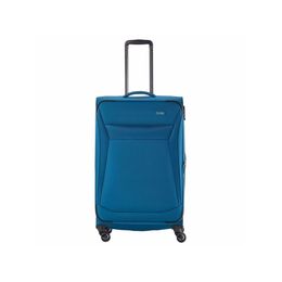 Travelite Chios - 4-Rollen-Trolley L 78 cm erw. (schwarz) in petrol | Gr.: onesize