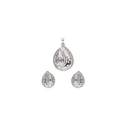 NAEMI Women Jewelry Set in Silver | Gr.: onesize