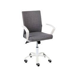 Beliani B&uuml;rostuhl MODRA in Grau/Wei&szlig; - (W) 52 x (H) 91 x (L) 52 cm | Gr.: onesize