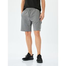 KOTON Shorts Herren Gr&ouml;&szlig;e 34 dunkelgrau