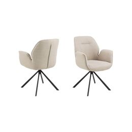 ebuy24 Esszimmerstuhl Aura Beige 61 x 59 cm | Gr.: onesize