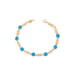 NAEMI Women Bracelet in Rose Gold Turquoise | Gr.: onesize