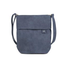 Zwei Mademoiselle.M Schultertasche 31 cm in nubuk blue | Gr.: onesize