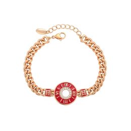 NAEMI Women Bracelet in Rose Gold Red | Gr.: onesize