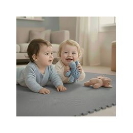 LittleTom Baby Spielmatte Ella 9-tlg. in grau | Gr.: onesize