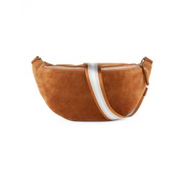 Lepelou G&uuml;rteltasche 'BOLOGNA' Damen Gr&ouml;&szlig;e 40 cm x 20 cm x 12 cm cognac