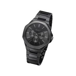 Regent Uhren Analog-Armbanduhr Regent Metallarmband schwarz gro&szlig; (ca. 42mm) | Gr.: onesize